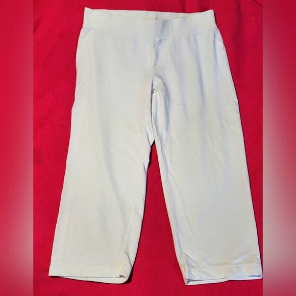 Pure Jill | Pants & Jumpsuits | Purejill Stretch White Capris | Poshmark